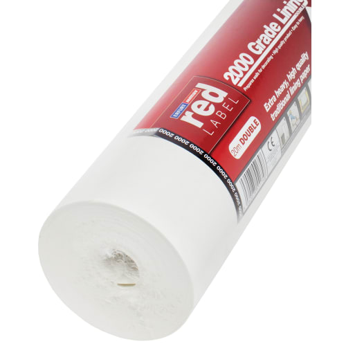 white wallpaper lining