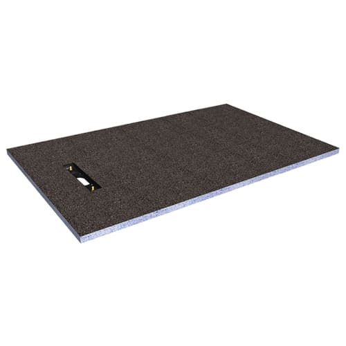 Wickes Linear 30mm Wetroom Shower Tray with End Drain Level Access 1600 X 900mm Wickes