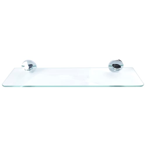 Wickes Nola Glass Bathroom Shelf Chrome Wickes