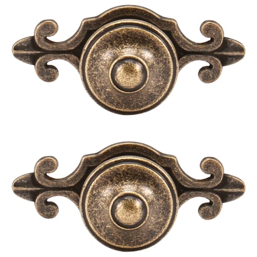 Wickes Cabinet Antique Brass Cabinet Knob 74mm Pack of 2