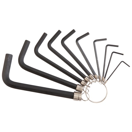 Metric 10 Piece Hex Key Set 1.5mm 10mm