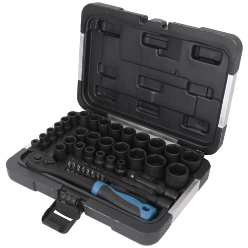 Wickes 40 Piece 3 8in Square Drive Socket Set