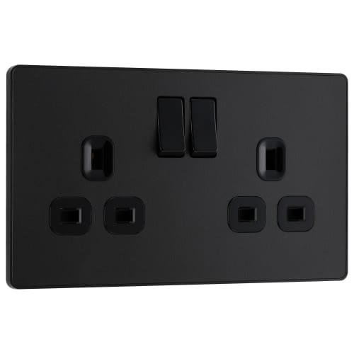 iridium black double socket