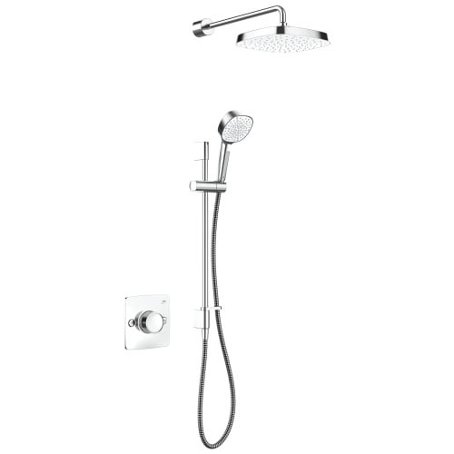 Mira Evoco Dual Outlet Thermostatic Mixer Shower with HydroGlo ...