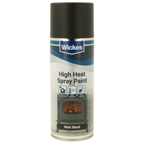 Wickes High Heat Spray Paint 400ml