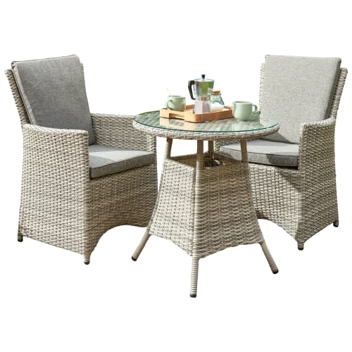 Burnham 2 seater grey bistro set store