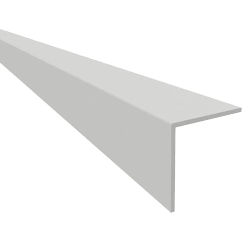Rothley White Plastic Angle Equal Sided Profile 30 x 30 x 1000mm Wickes