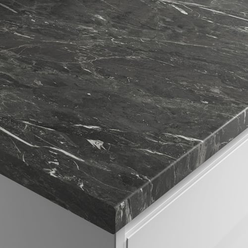 dark grey marble worktop