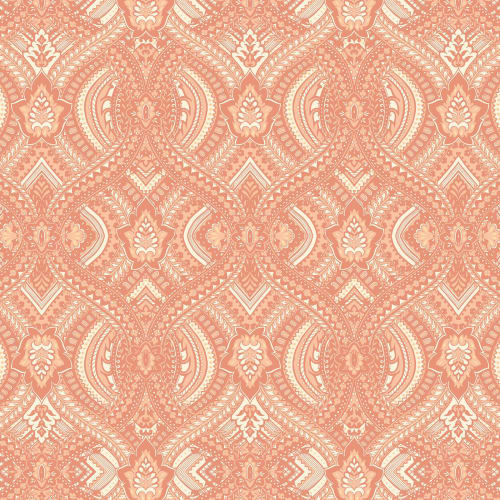 orange patterned wallpaper uk