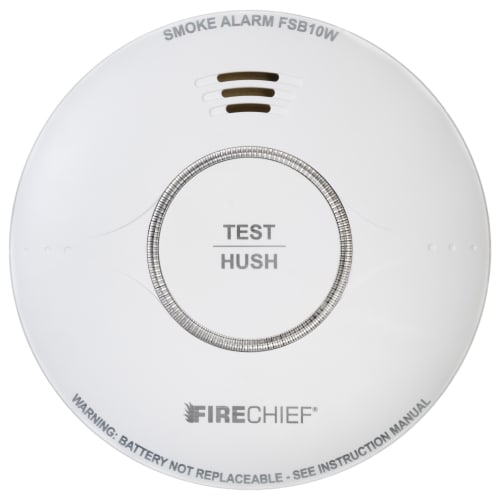 smoke detector battery not replaceable