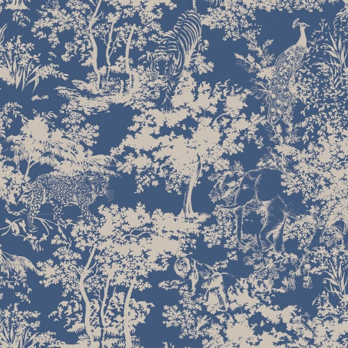 blue pattern wallpaper uk