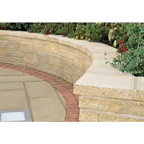 textured buff coping stone