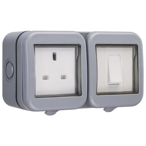 grey 13a socket