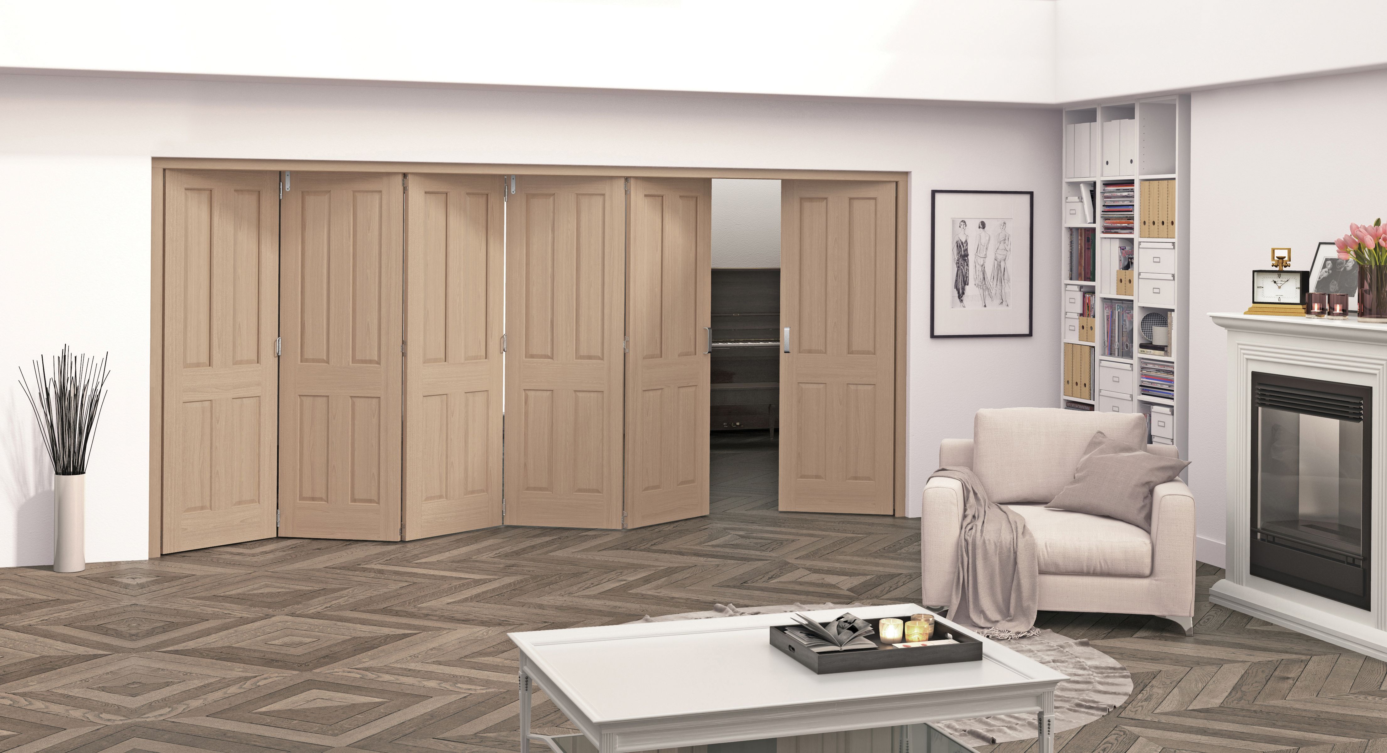 Oak Bi-fold Door | wickes.co.uk
