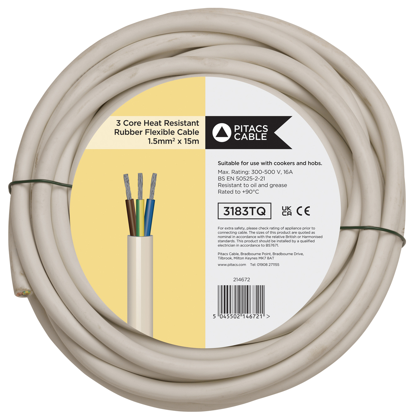 3 Core Cable | wickes.co.uk
