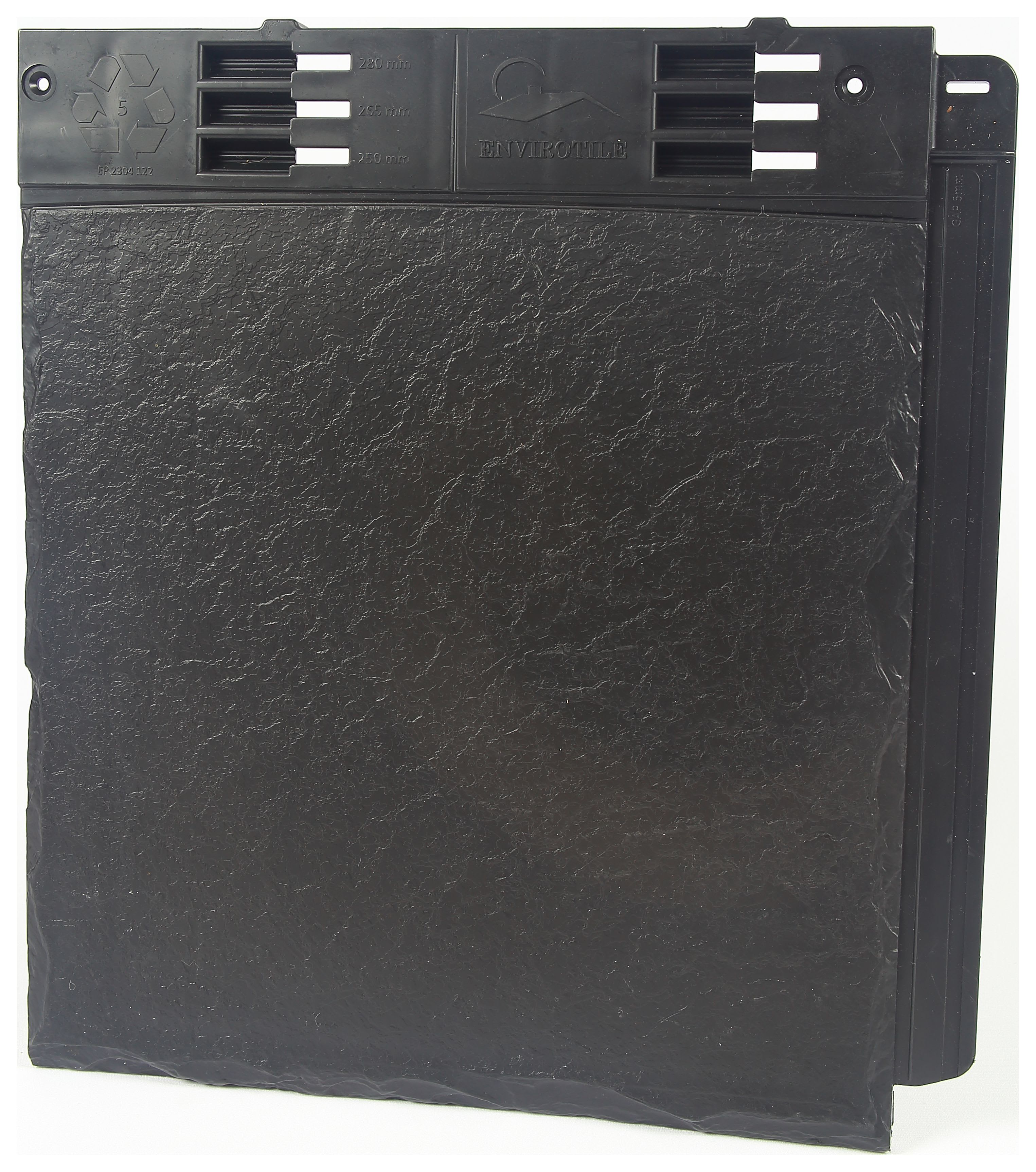 Envirotile Plastic Lightweight Anthracite Roofing Tile - 365 x 335 x ...
