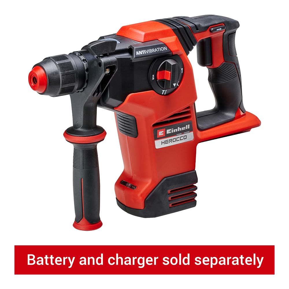 Einhell Power X Change 36V Cordless Brushless SDS Rotary Hammer 3.2J Bare Wickes