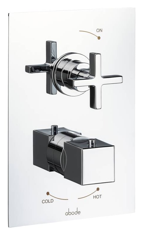 Abode Serenitie 1 Outlet Concealed Thermostatic Shower Valve - Chrome | Wickes.co.uk