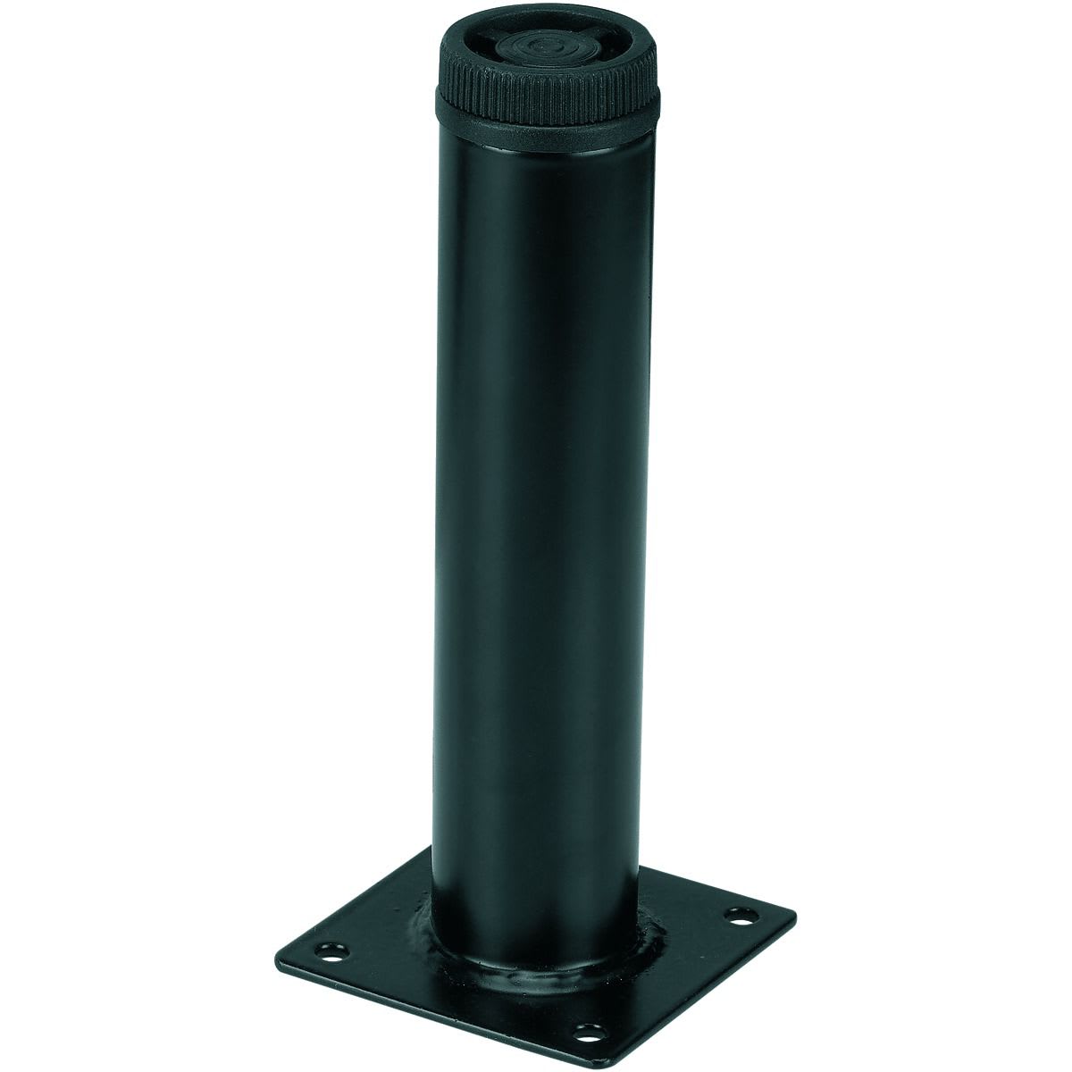 Rothley Black Round Interior Furniture Leg 32 x 150mm Wickes